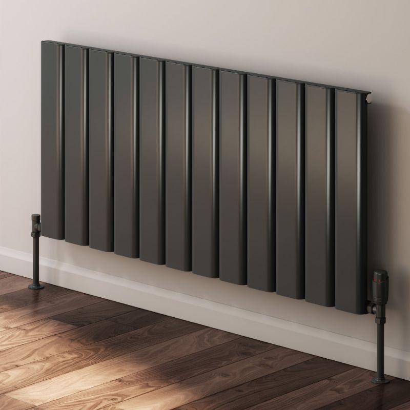 Reina Vicari Horizontal Single Designer Aluminium Radiator