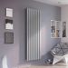 Eucotherm Vulkan Square Tube Single Vertical Designer Radiator