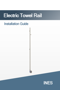 Reina Ines Electric Designer Stainless Steel Heated Towel Rail